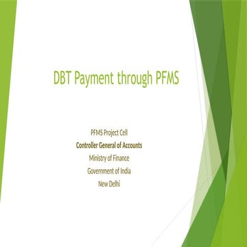 PUBLIC FINANCIAL MANAGEMENT SYSTEM (PFMS) and DBT.pptx