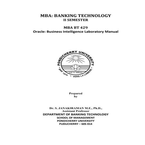 DBT PU BI Lab Manual for ETL Exercise.pdf