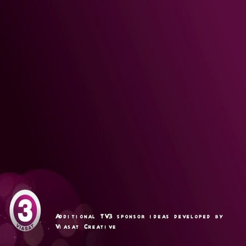 TV3 additional sponsorship boards | PPT