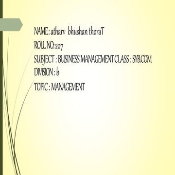 Business management ppt | PPT
