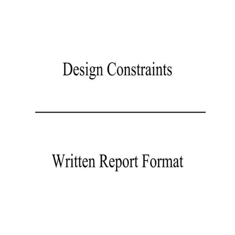 HSC Design and Technology. The design brief | PPT