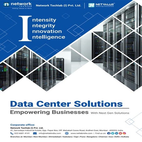 Data Center Solutions - Network Techlab India | PDF