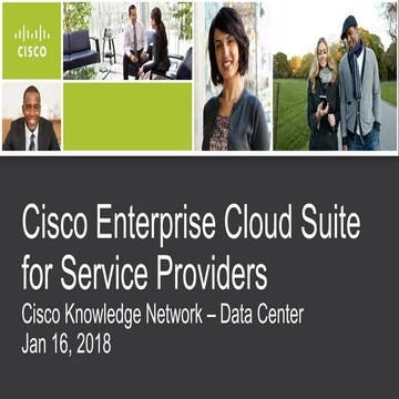 Cisco Enterprise Cloud Suite for Service Providers | PPTX
