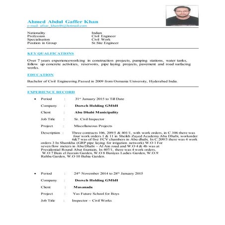 CV Abdul Gaffer.docx revised (3) | PDF