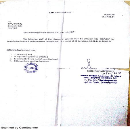 Deccan IT-Railway pass | PDF