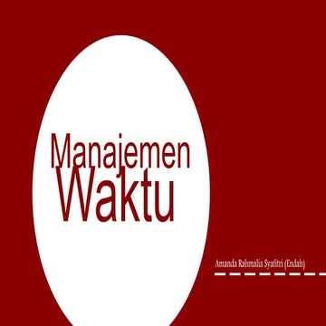Manajemen Waktu | PPT