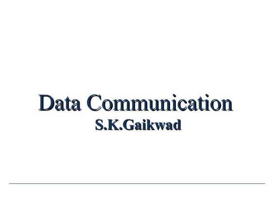 Computer network unit 1 notes | PDF