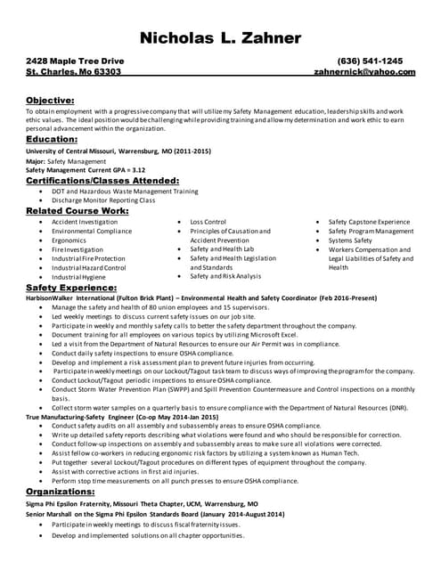 Adam M Hemminger Resume 2016 | PDF