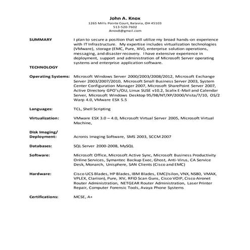 JAK Resume | PDF