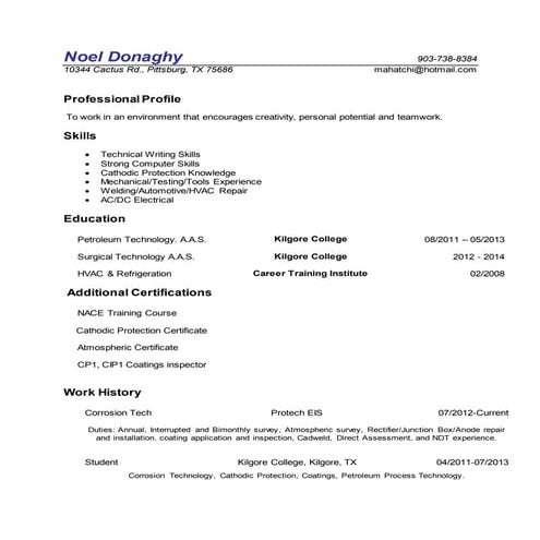 Noel Resume updated Ray | DOCX