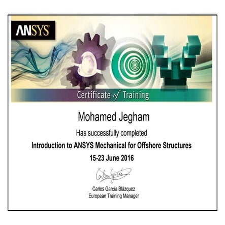 Introduction to ANSYS Mechanical for Offshore Structures | PPT