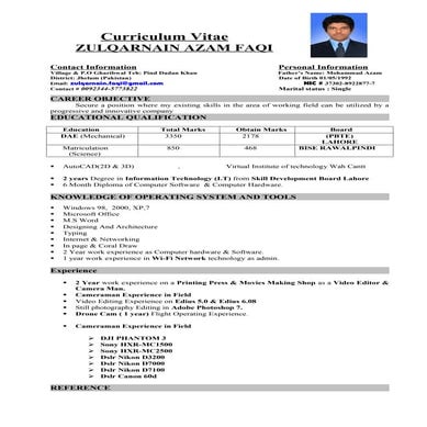 Shop Work CV | PDF