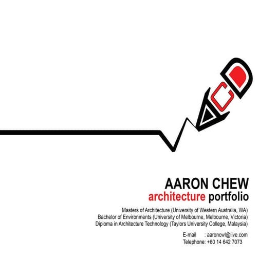 Aaron Chew's Architectural Portfolio | PDF
