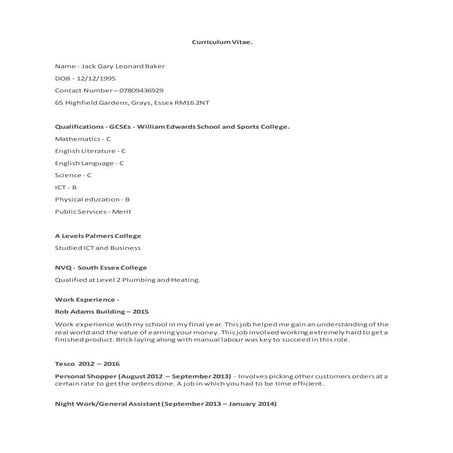 How To Write A Resume With No Experience (template) | DOC