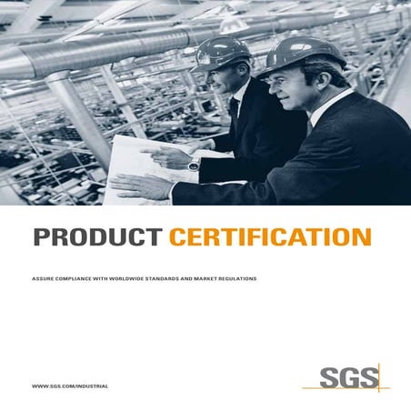 SGS-IND-Product-Certification-A4-EN-12 | PDF | Manufacturing Industry ...