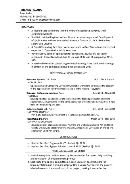 Amit_Resume | DOCX | Programming Languages | Computing