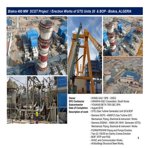 Biskra 460 MW SCPP_Algeria | PDF