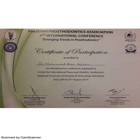 PROSTHO CONFERENCE | PDF