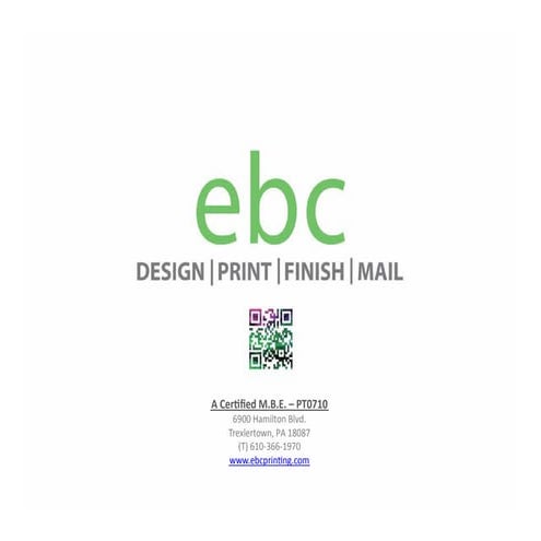 EBC - DESIGN PRINT FINISH MAIL | PDF