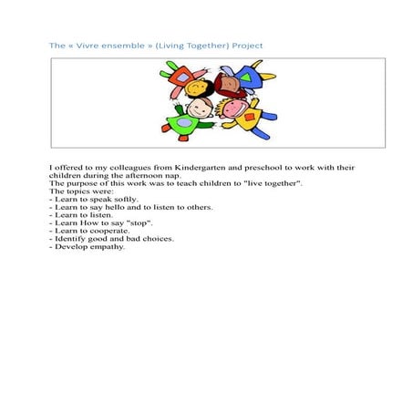 The Living Together Project | PDF