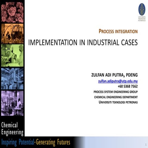 Industrial practices on process integration | PPT