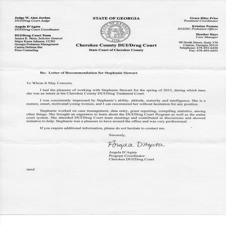 Letter of rec. -Angela | PDF