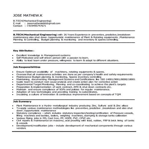 MY RESUME | DOC