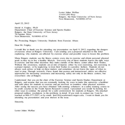 Scientific Writing Final Proposal Final Draft | DOCX