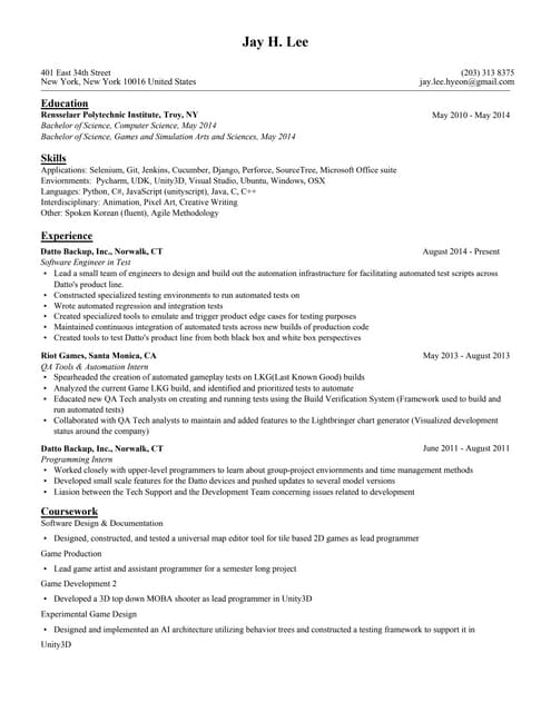 Garrett Bigelow - Resume | DOCX