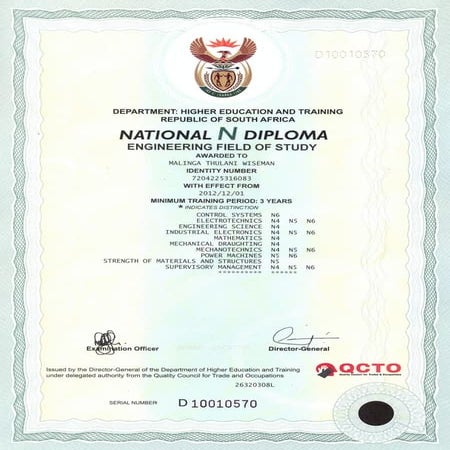 Diploma N0001 | PDF
