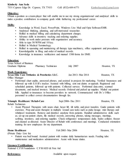 Surgical Coordinator Resume | PDF