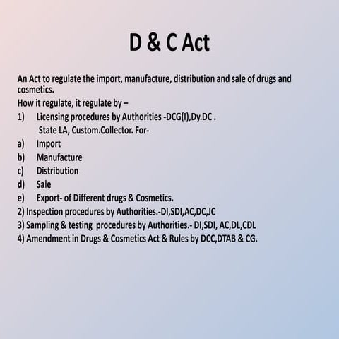 D & C Act.pptx