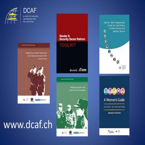 Dcaf gender publications | PPTX