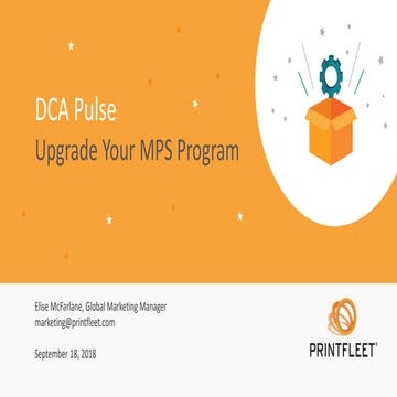 DCA Pulse: Upgrade Your MPS Program | PPT