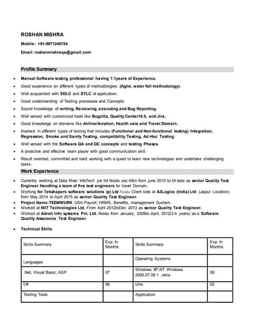 Jitendra_Resume | DOC