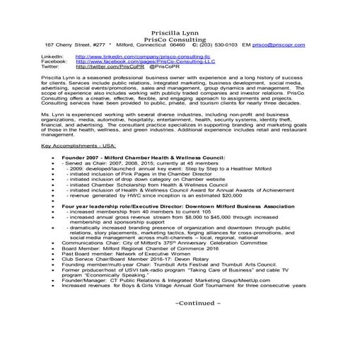 Priscilla_Lynn_CV AUGUST 2016 | DOCX