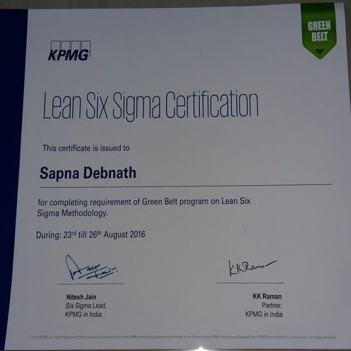Six Sigma Certificate | PPT