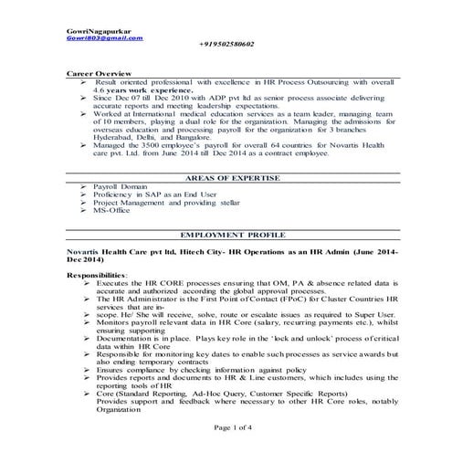 sanjeev resume updated | DOC