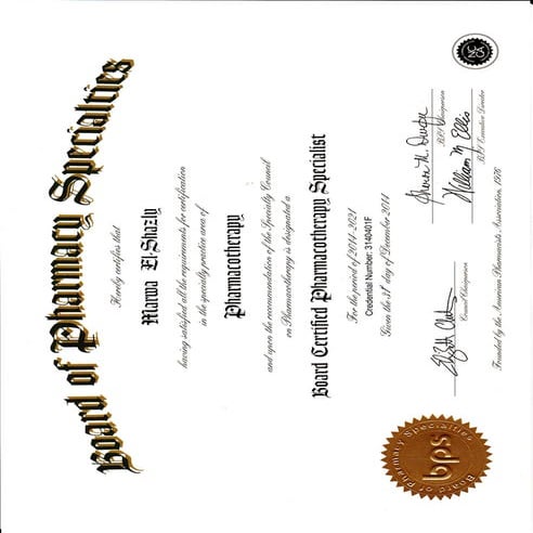 board certificate | PDF