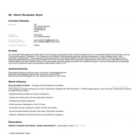 SAM IT iProfile | PDF