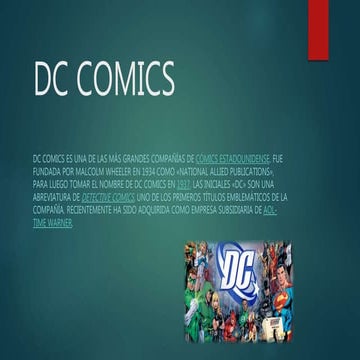 Dc comics | PPTX