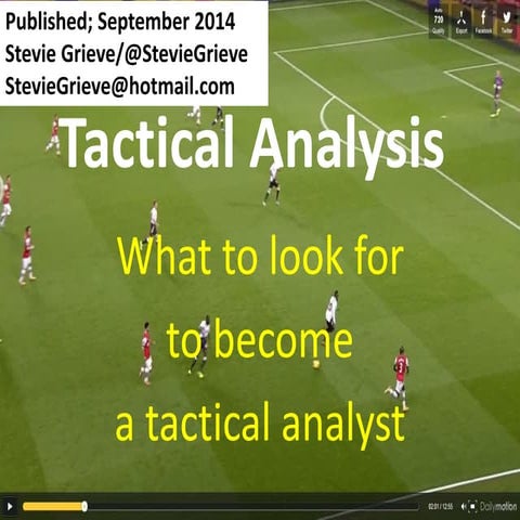 How to do Tactical Analysis Presentation | PDF