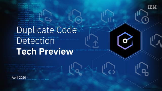 Duplicate Code Detection Dcd Presentation Ppt