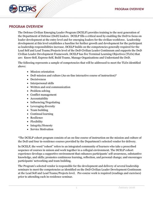 DoD-LDP-Program-Overview | PDF