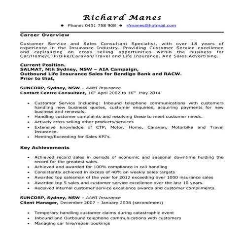 Richard resume doc | PDF