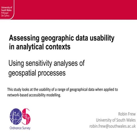 Network analysis in gis | PPTX