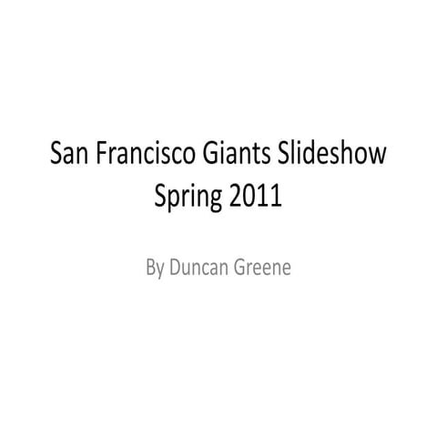 Dcg giants slideshow | PPTX