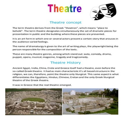 Theater Arts | PPTX