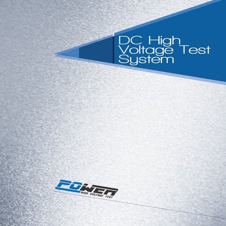DC High Voltage Test System | PDF | Science