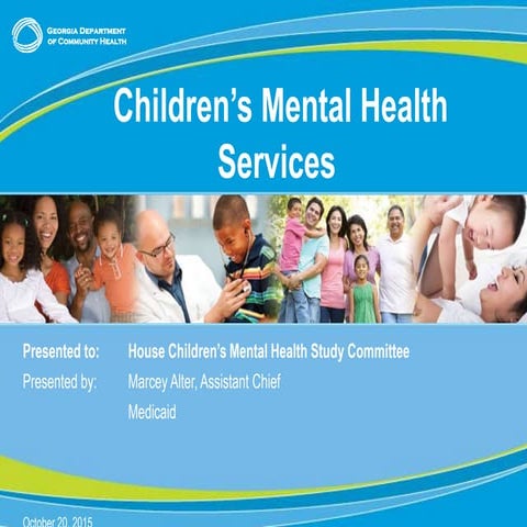 Children's Mental Health Services - DCH Presentation | PPTX